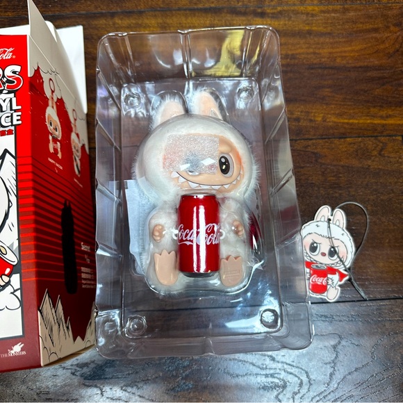 POP MART | Accents | Labubu Coca Cola Edition Open Box Holding Can ...
